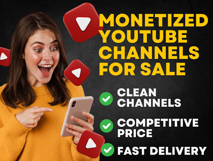 Buy and sell viral youtube monetization channel with ready to earn ad ...