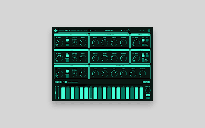 Design a vst audio plugin interface in figma by Speaktojohn | Fiverr