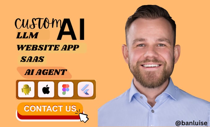 Do ai sass ai website ai app developer ai agent ai chatbot custom ai llm by Banluise | Fiverr