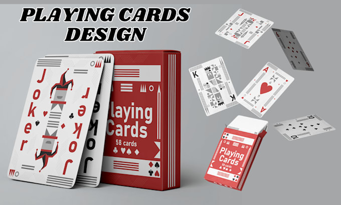 Design playing card game custom poker card deck board game uno card box ...