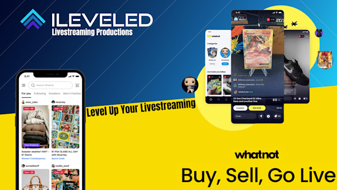 Set up your whatnot stream on pc through obs by Leveledaf | Fiverr