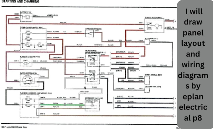 Draw panel layout and wiring diagrams by eplan electrical p8 by ...