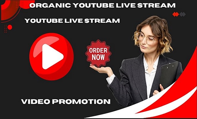 Do organic youtube live stream promotion, live stream video promotion ...