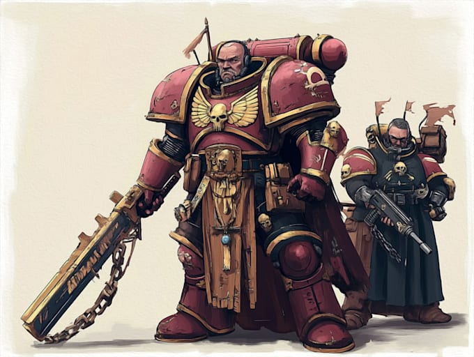 Make your warhammer 40k character by Paulrnett | Fiverr