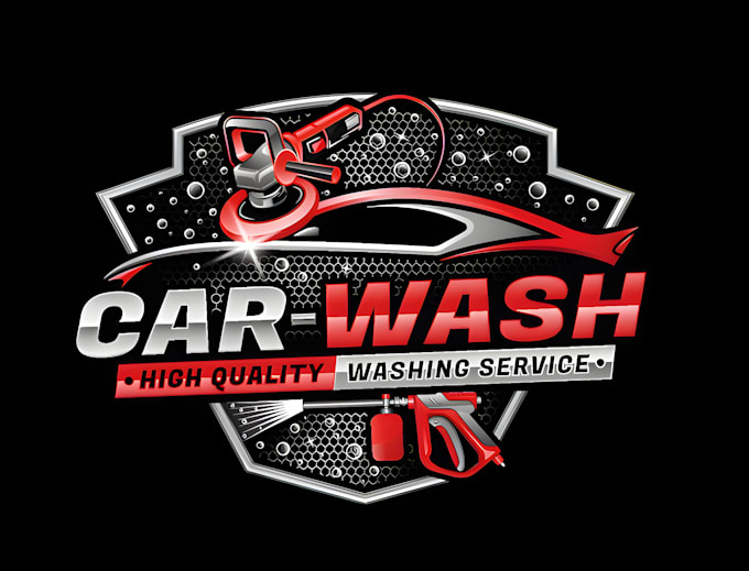 Create modern car details, car wash logo design by Debbie_haag | Fiverr