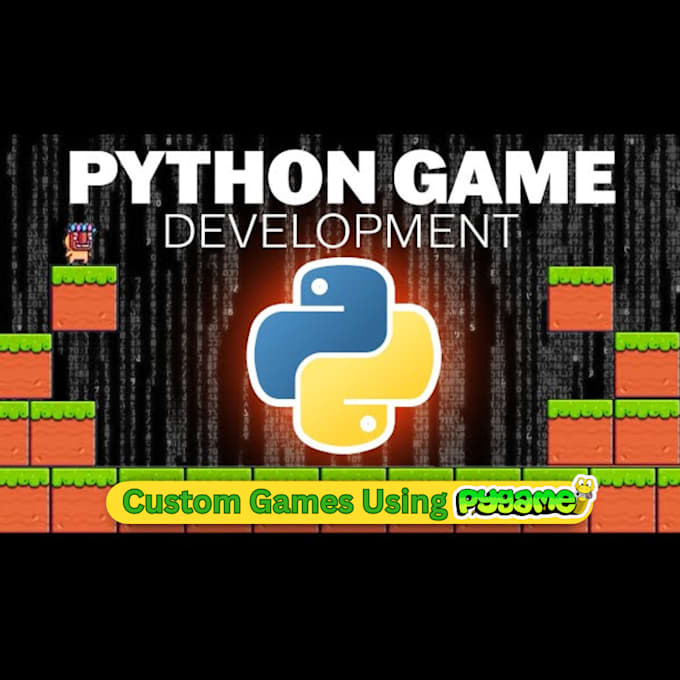 Create custom 2d game development with python and pygame by Anchal_tarwey | Fiverr