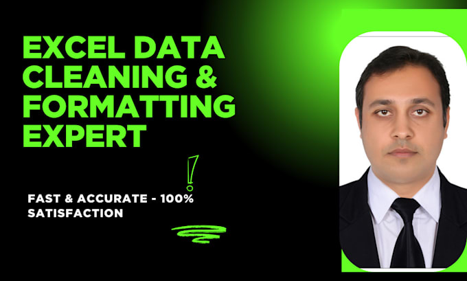 Excel data cleaning and formatting expert by Rizwan_937 | Fiverr