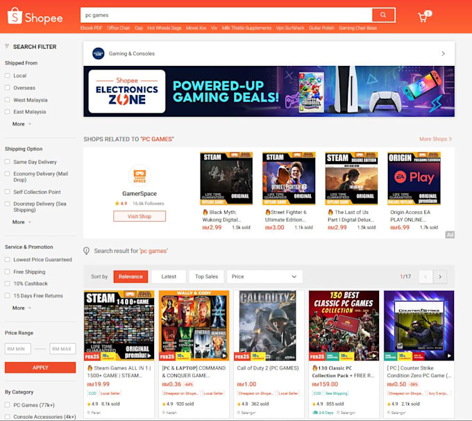 Malaysia shopee lazada digital help by Mr_zfd | Fiverr