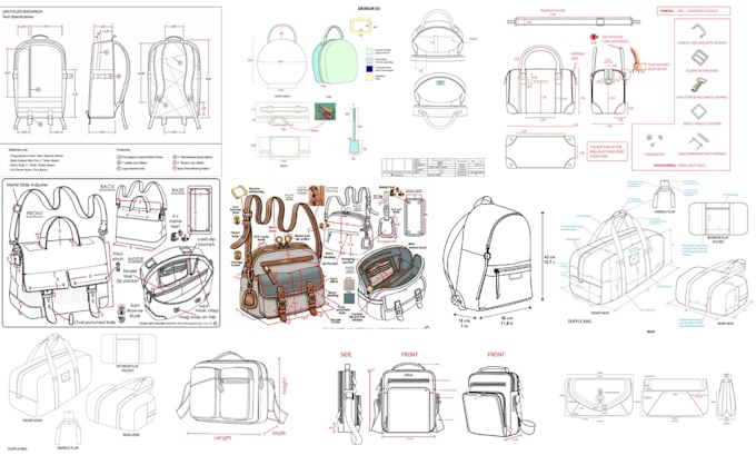 Design your bag, handbag, backpack, luggage, wallet, and make a tech ...