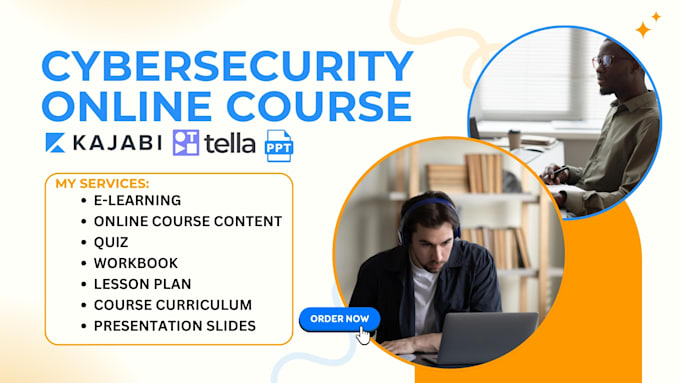 Create and design cybersecurity, digital forensics, iot ai online course tella by Smile_g12 | Fiverr