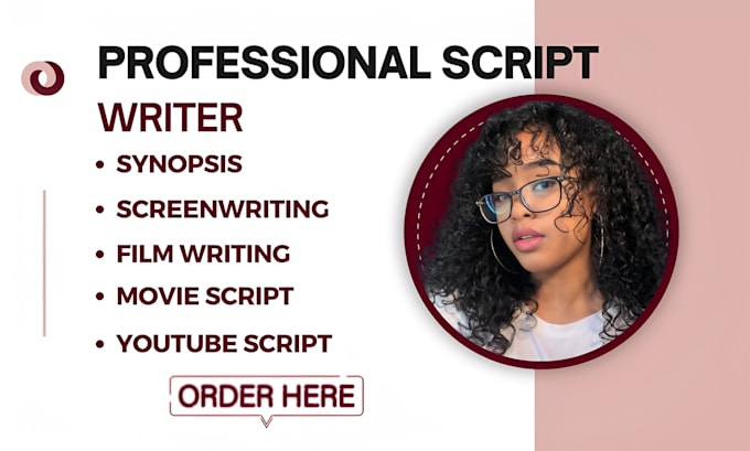 Write your movie script screenplay youtube script feature film tv show by Queenwrite2 | Fiverr