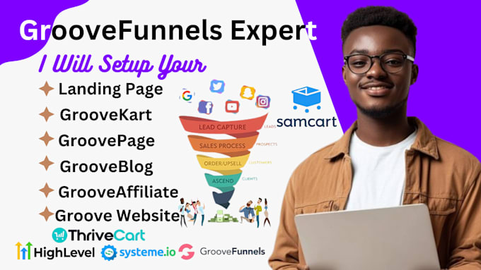 Do groove landing page groove funnel samcart thrivecart systeme io ...