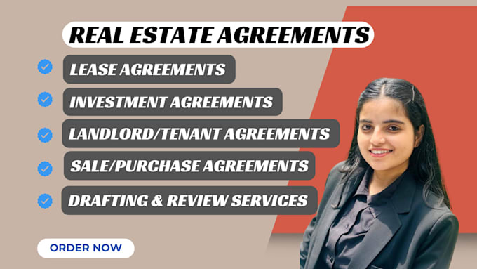 Draft And Review Real Estate Documents Like Lease And Sale Agreements