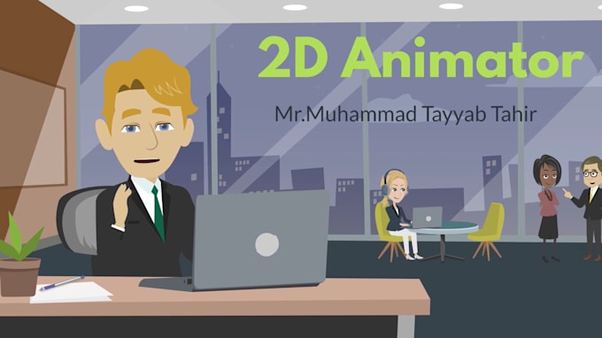 Create professional 2d animation videos with vyond by Mtayyabtahir391 | Fiverr