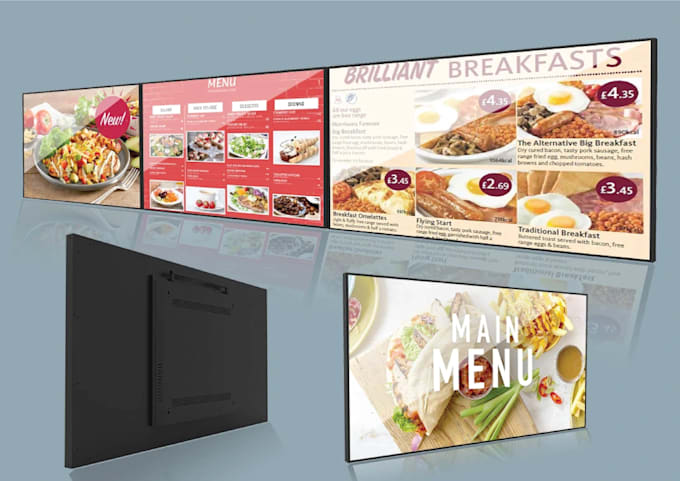 Do digital menu design for restaurants and cafes by Uswashah7 | Fiverr