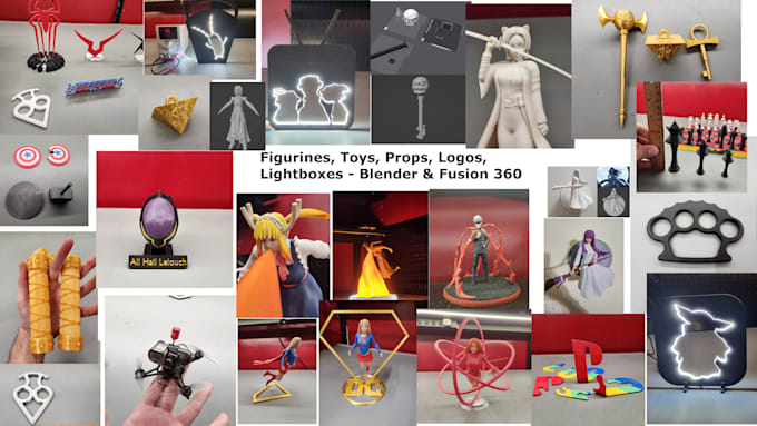 Make a cad model or 3d model for fdm 3d print by Multibuild3d | Fiverr