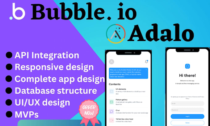 Develop bubble io app website bubble io saas bubble mvp bubble api ...