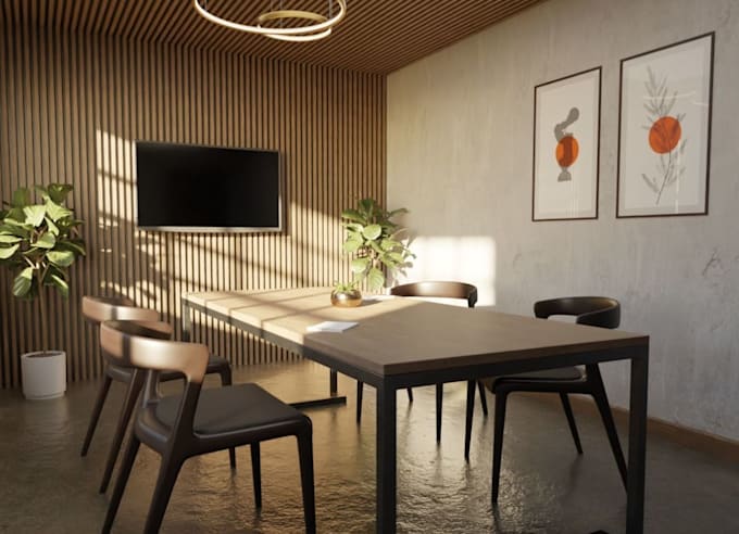 Design unique commercial office,workspace interior,meeting room ...