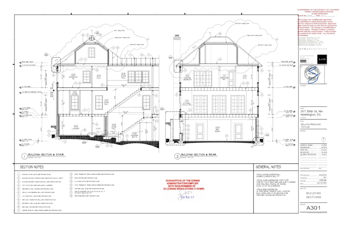 Do city permit blueprints for house plans, adu, garage, deck by Fs_architect | Fiverr