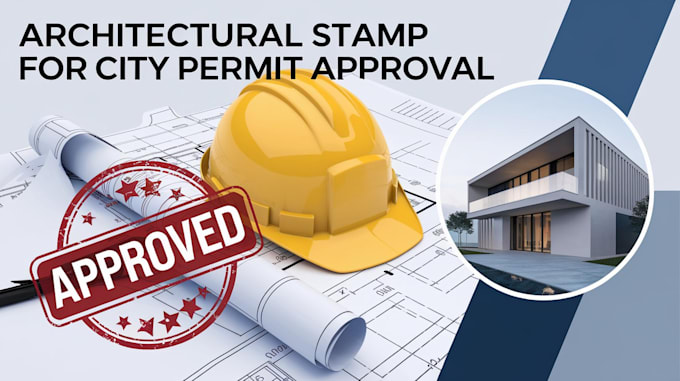 Stamp architecture 2d floor plan engineering drawing mep for city permit 4u by John_owenss_ | Fiverr