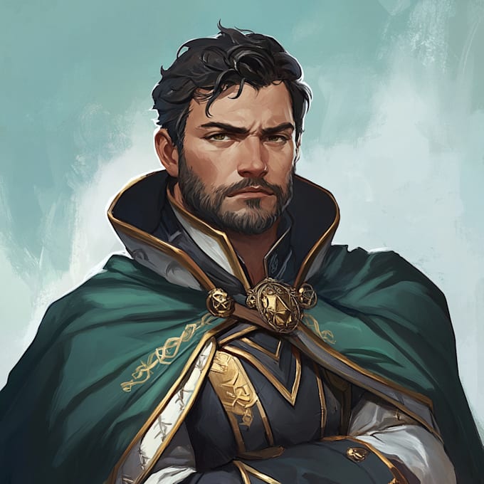 Unique dnd character art and dnd character art by Zaicsharsha | Fiverr