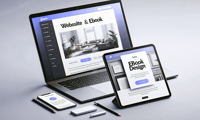 Canva website, canva landing page, canva workbook, canva amazon ebook ...