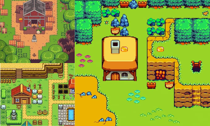 Create 2d pixel animation sprite pixel art tilesets character animation ...