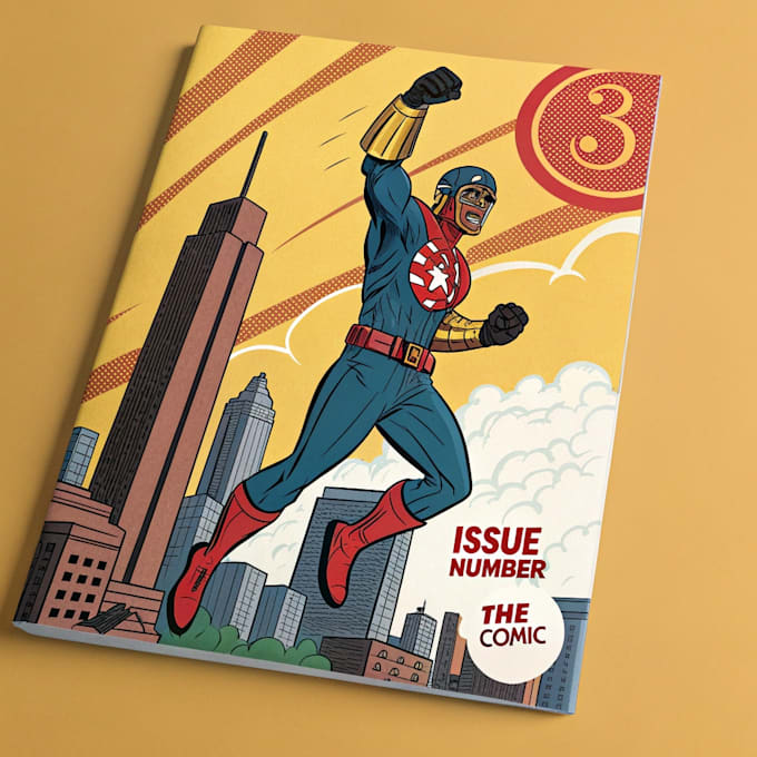 Comic book cover comic cover page design by Burtice | Fiverr