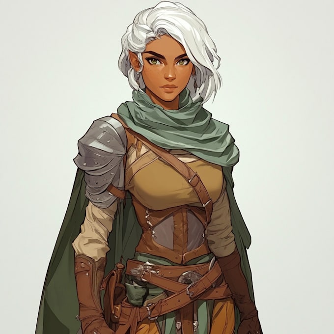 Design a dnd character art unique style by Vaylama | Fiverr