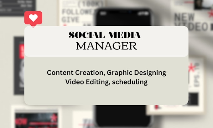 Be your social media manager, instagram manager, and content creator by ...