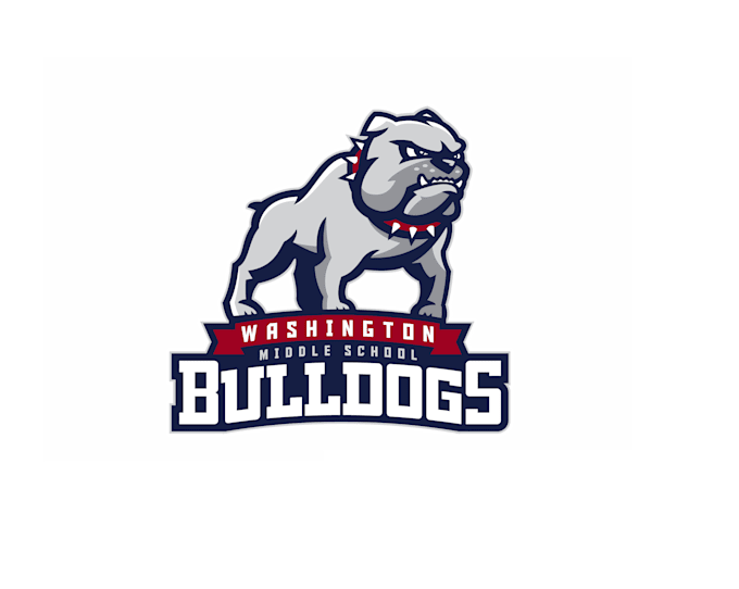 Design bulldog mascot middle school logo by Bian_kahane | Fiverr