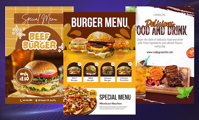 Design restaurant food menu, digital menu, and a price list by Nayyar ...