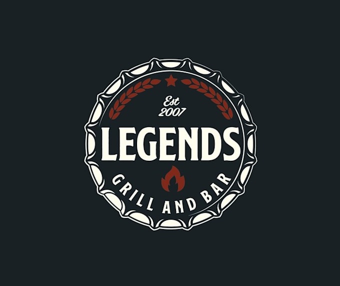 Design extraordinary bar and grill logo by Kristin_silva | Fiverr