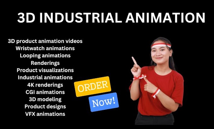 Create 3d industrial video, 3d industrial animation 3d product ...