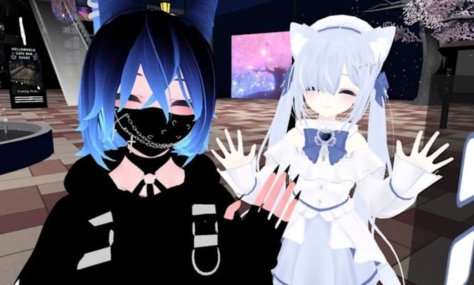 Create a custom vrchat avatar 3d vtuber model anime furry avatar vr ...