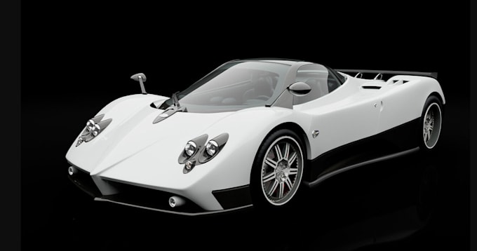 3d car animation, rendering 3d car, body kit, front fenders, fix car ...