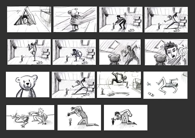 Create storyboard for commercial book ads films storyboard artist by ...