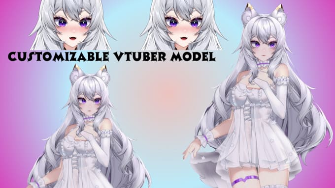 Design and rig your vtuber model, 2d vtuber model, live2dmodel, vtubestudio by Timon_oatis | Fiverr
