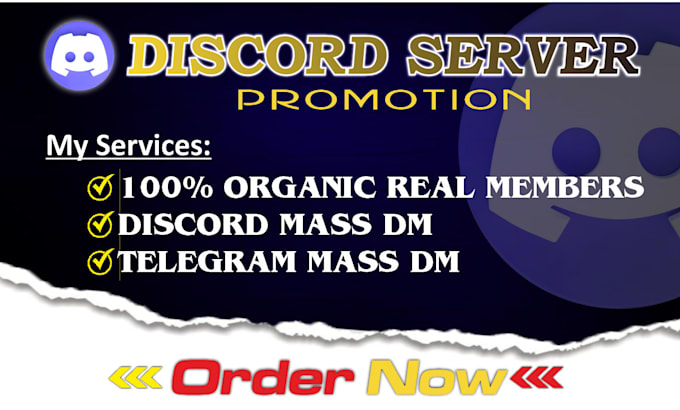 Discord mass dm discord promotion for growth by Dispump | Fiverr