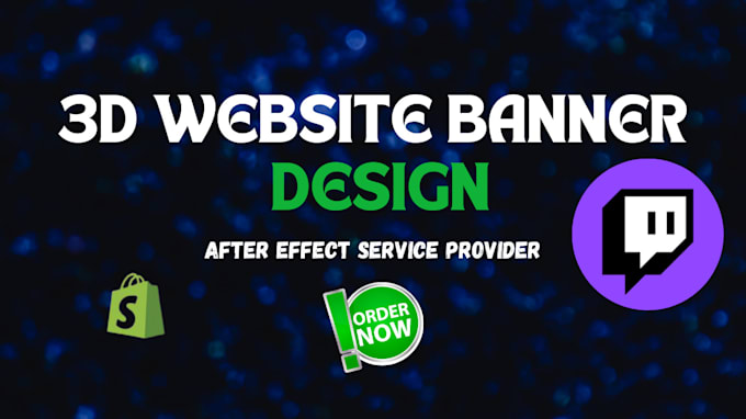 Design custom animated twitch overlay logo panel screens and alerts by ...