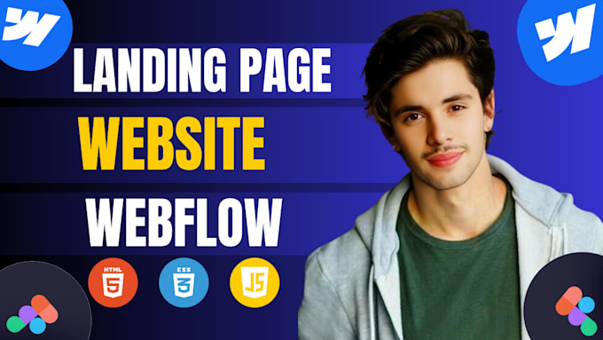 Landing page website in webflow by Tariq_webflow | Fiverr