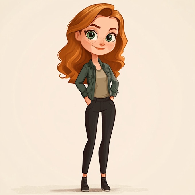 Draw an awesome cartoon style portrait by Valeninegolu | Fiverr