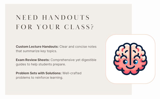 Create custom lecture handouts and exam review guides by Jerick1380 ...