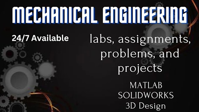 Solve your mechanical engineering problems by Mirhaali50 | Fiverr