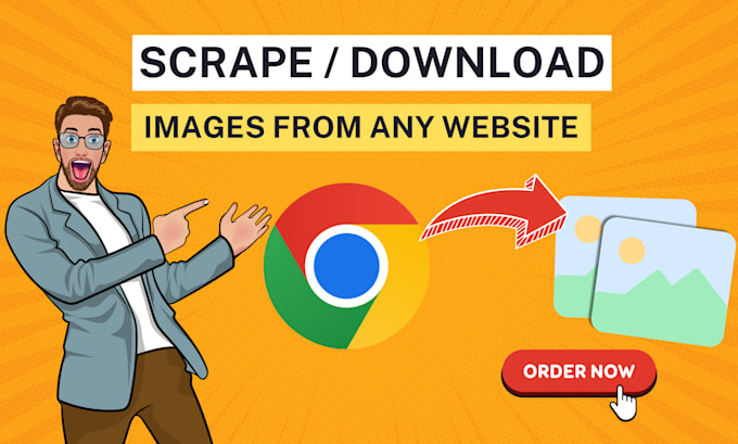 Scrape and download images from any website by Aymane_gd1 | Fiverr