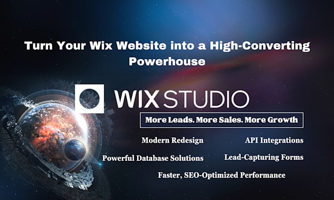 Wix redesign wix studio wix api integration wix form wix database by ...