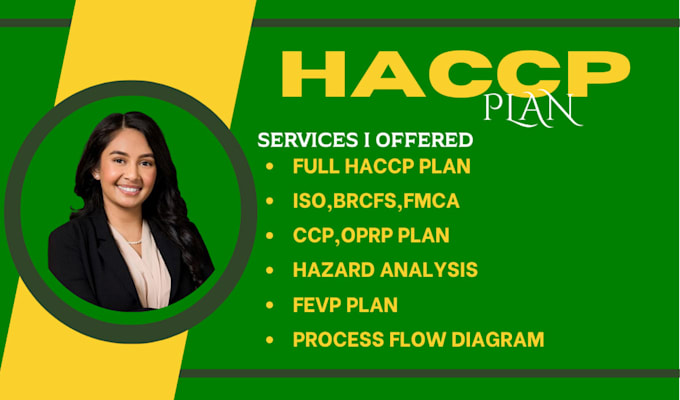 Full haccp plan food safety plan haccp procedure and fsvp plan by ...