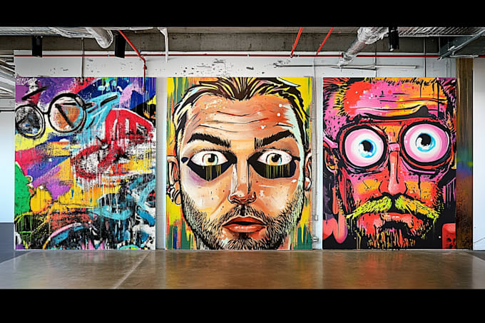 Create custom graffiti art designs murals and wall arts by Madeiwson ...