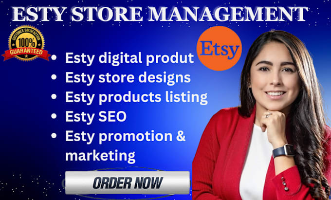 Do esty digital product design esty seo listing esty pod esty store promotion by Julietxpt | Fiverr