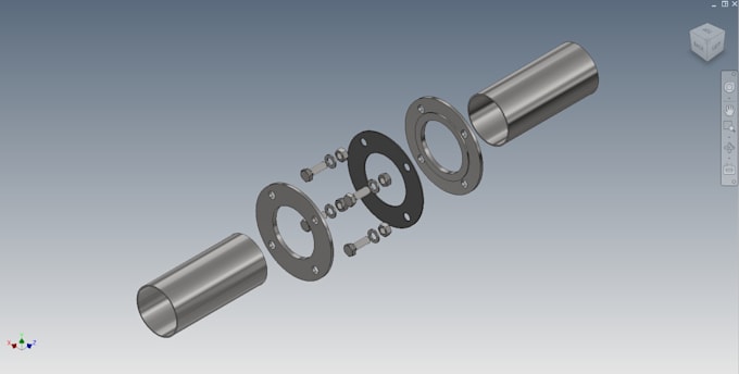 Design using autodesk inventor software by Liffahardy | Fiverr